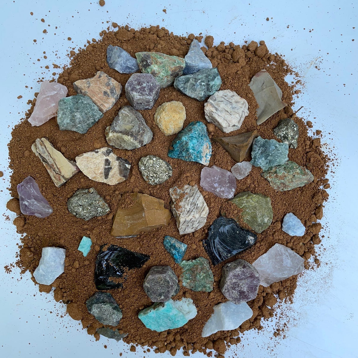 Gem Mining Paydirt - Emerald & Ruby Miners Mix Rough Gemstones Mining ...