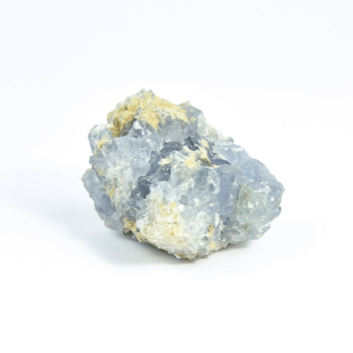 Madagascar Celestite Crystal druzy cluster sky Blue Geode Mineral 6.9o ...